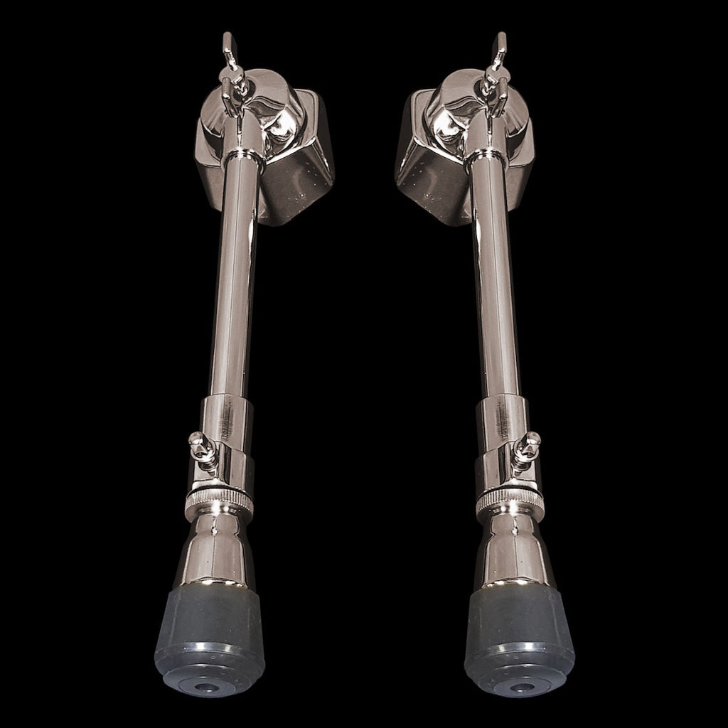 DFP Heavy Duty Bass Drum Spurs - Black Nickel