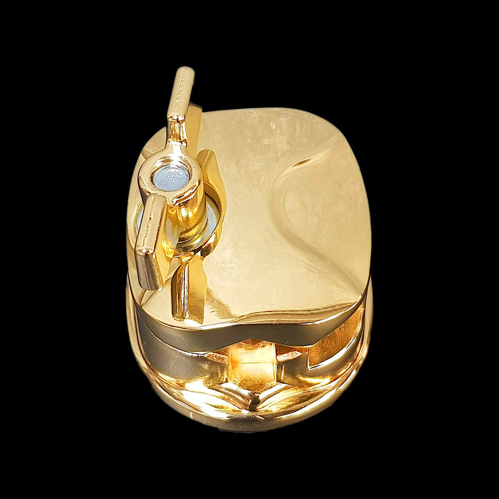 DFP Rounded Square Tom Bracket - Brass